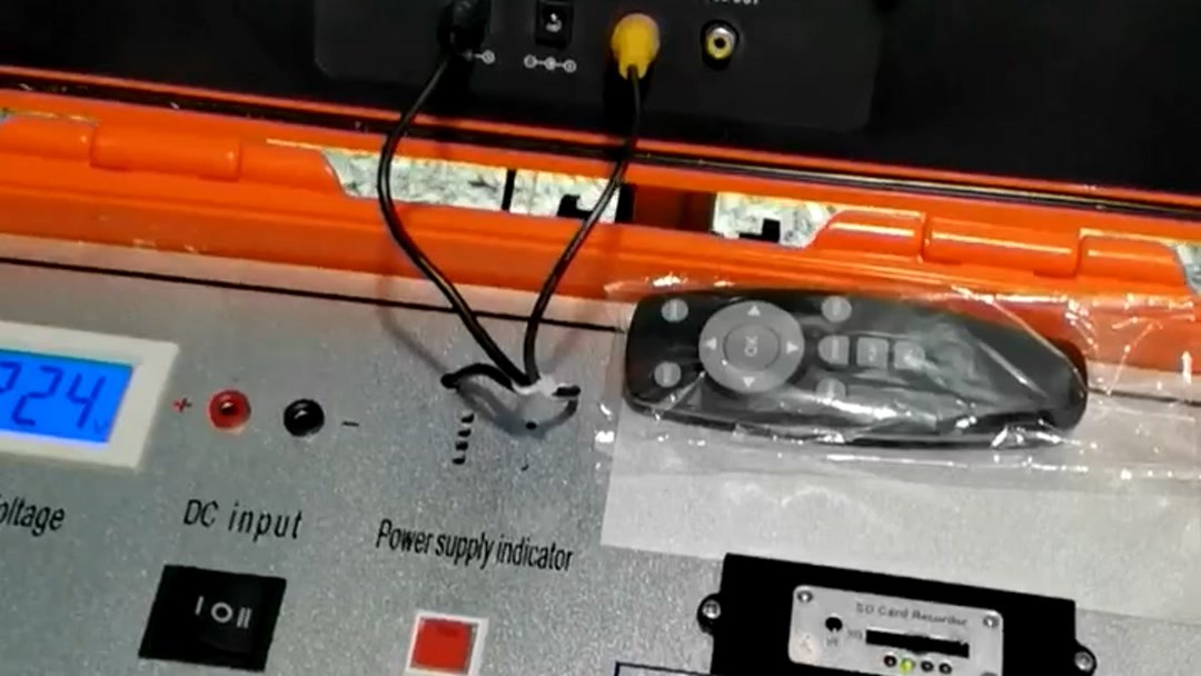 井下电视(井下电视成像仪)操作演示(立式绞车 90mm探头)