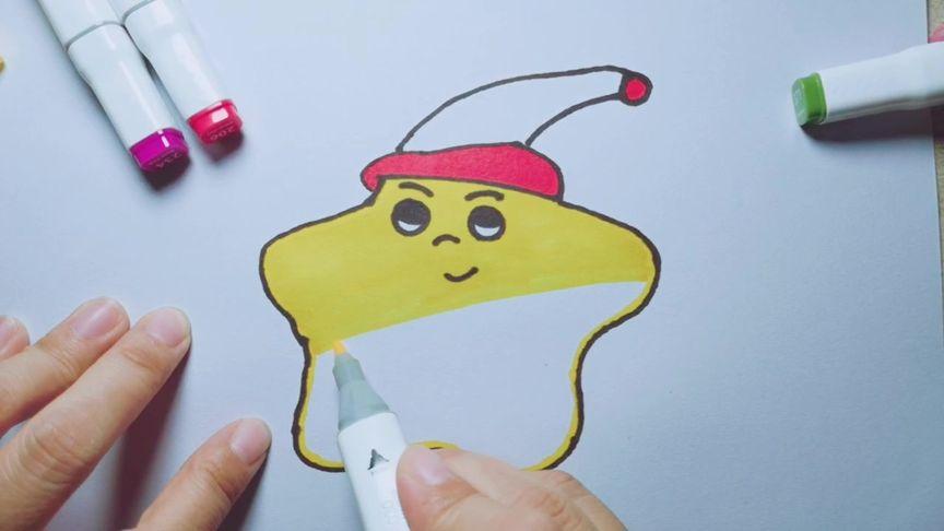 简笔画—可爱的小星星!