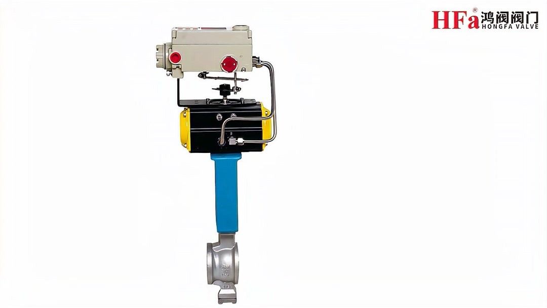 末端试水装置 气动V型调节阀 鸿阀教您正确的安装方式