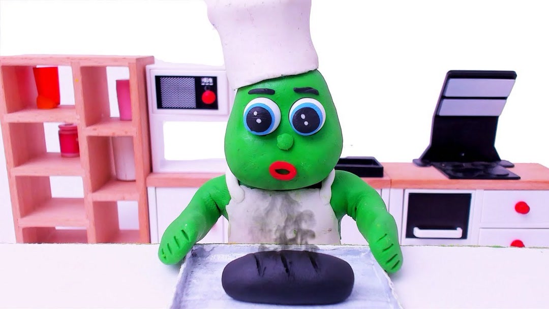 趣味动画:有趣的孩子,在厨房学习制作美食!