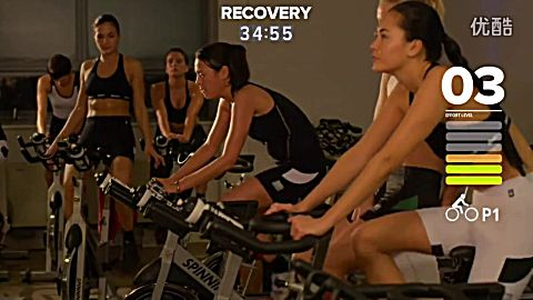 (动感单车有氧训练)60分钟的循环训练