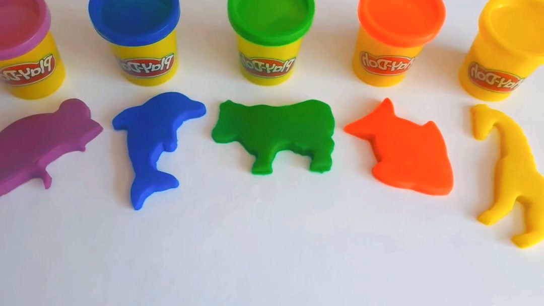 认识彩色橡皮泥小动物