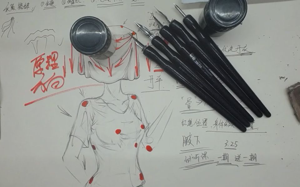 【漫画手绘】衣服褶皱怎么画?新手必看零基础教学