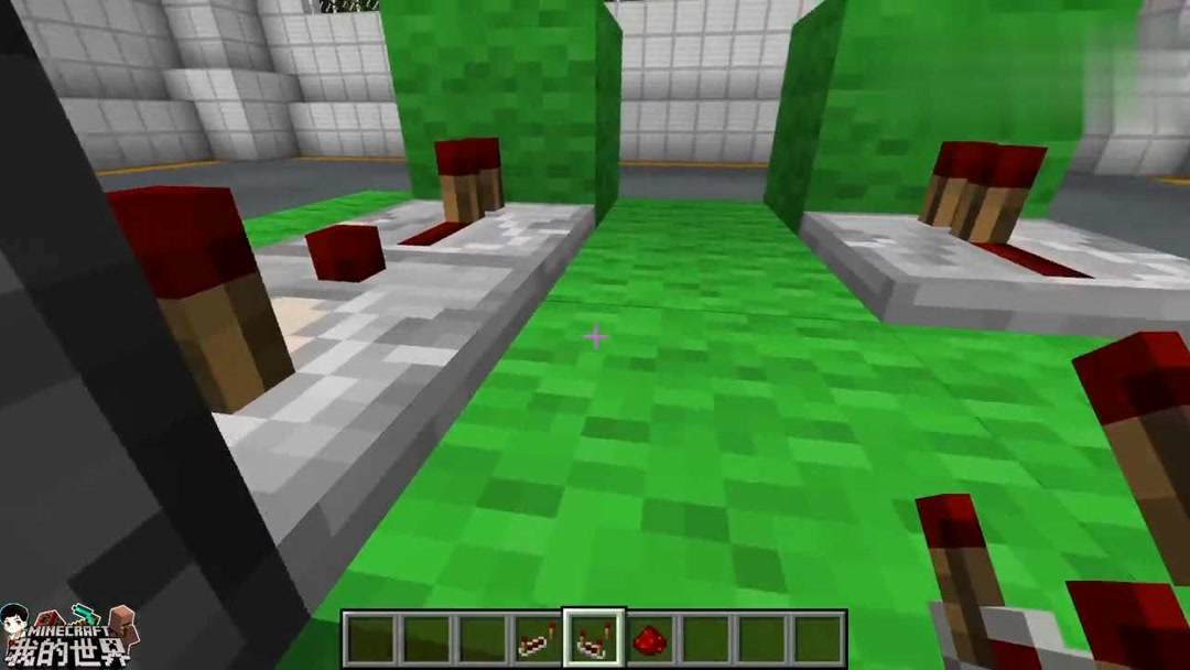 我的世界:简易红石科技-物品升降机,来看神奇的物理学