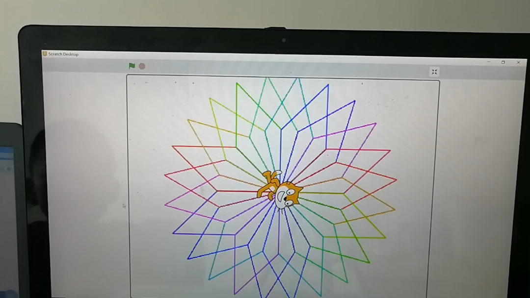美丽图案,少儿编程原代码