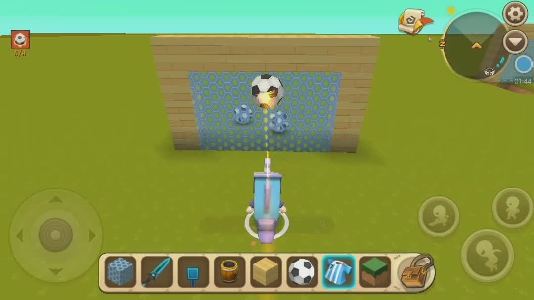 迷你世界:制作球门爆炸陷阱教程