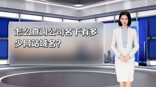 怎么查询公司名下有多少网站域名?