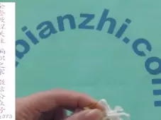 空手织围巾a返针拆针编织(3)a手织围巾教程不用针