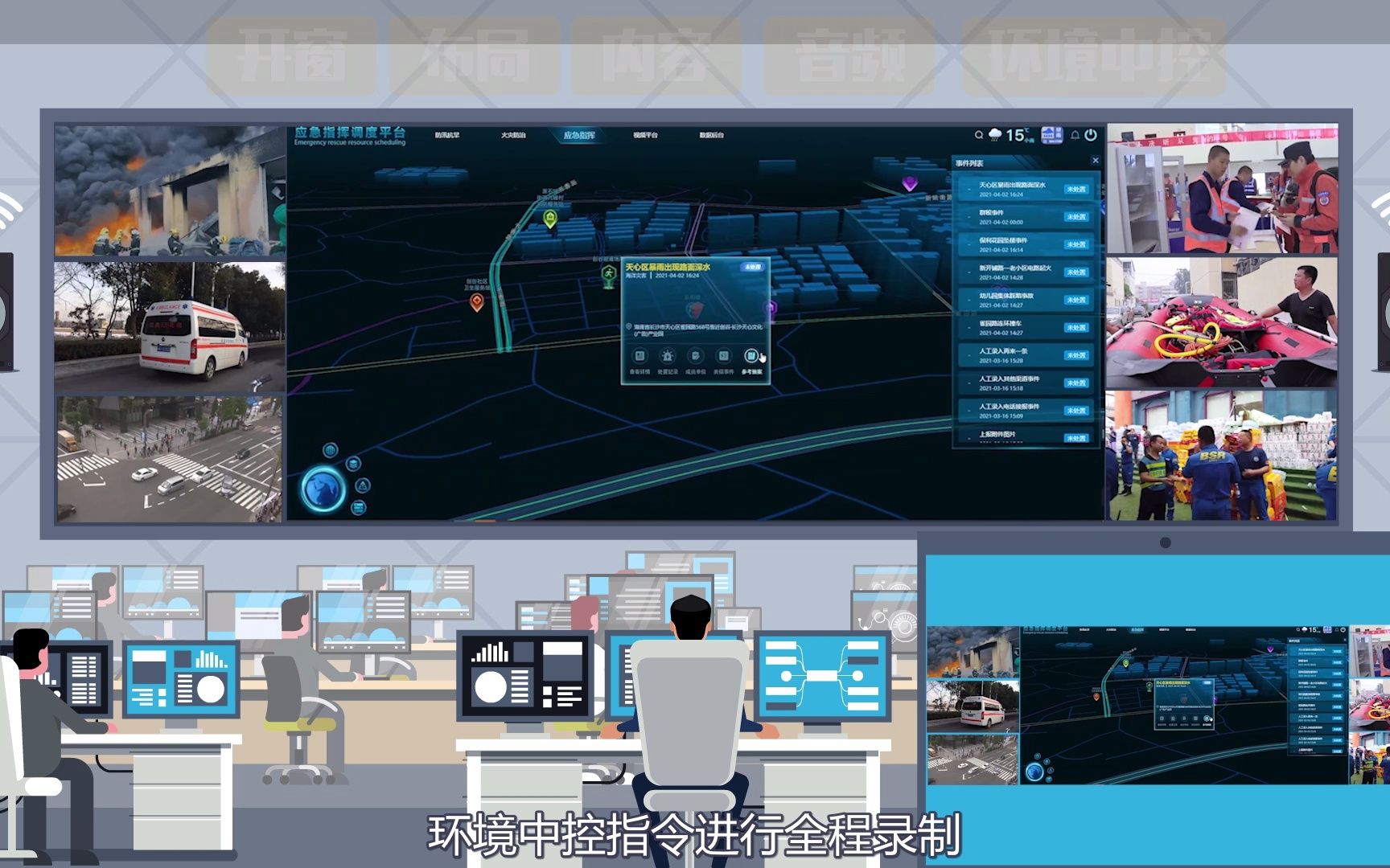 视通科技分布式大屏同步回放系统:录播新利器 破解全局追溯难题