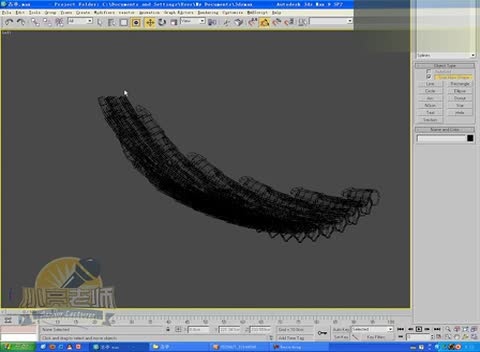 水晶石教育3dsmax【复杂模型建模系列教程(三)】古亭屋顶002:脊的制作
