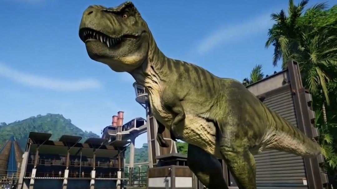 侏罗纪世界 恐龙动画 霸王龙生存动画游戏视频