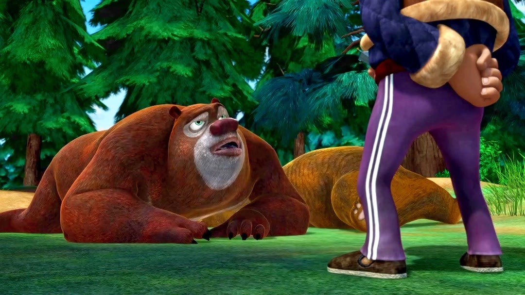 我和家里人说,我的同学们都爱看《熊出没之丛林总动员》最差伐木工 #...