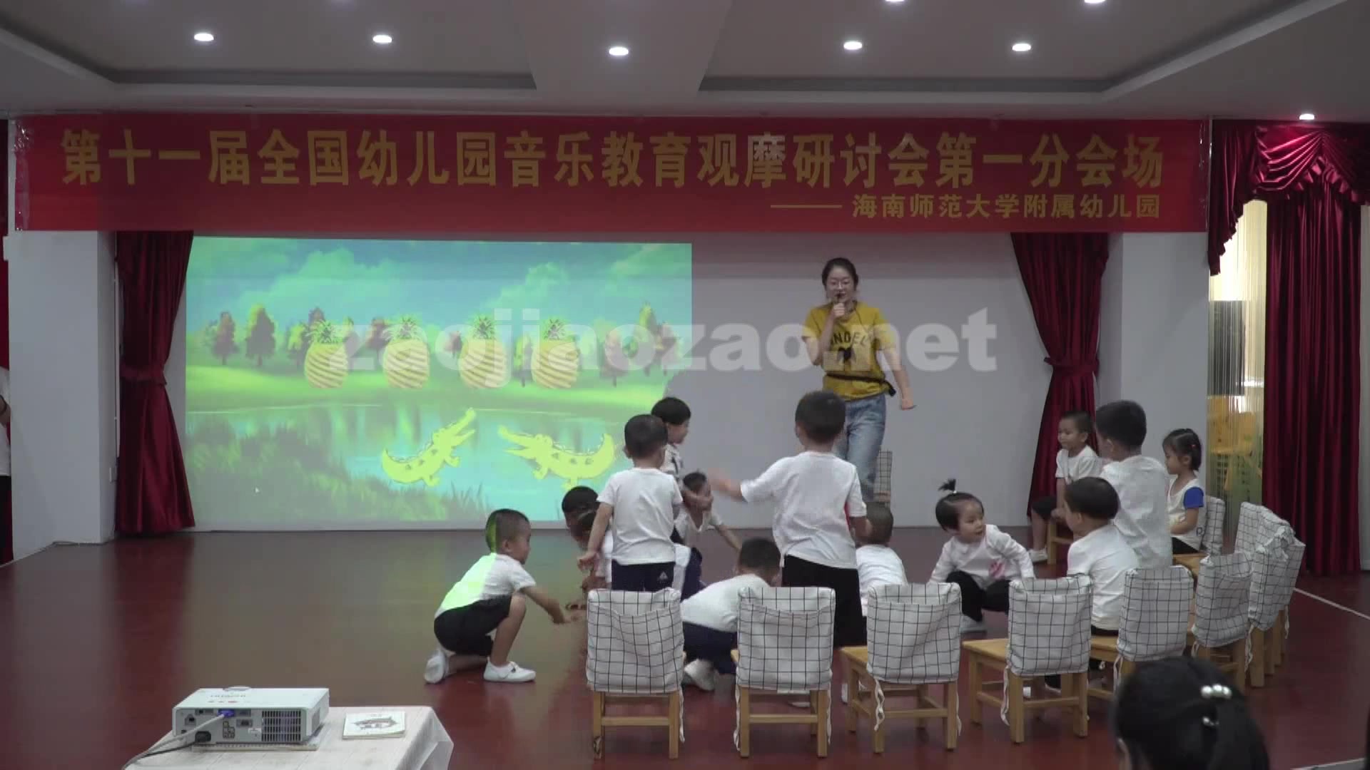 幼儿园优质课《小鳄鱼之歌》 课堂实录