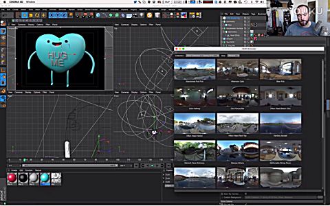 使用Cinema 4D创建卡通小人建模纹理绑定渲染视频教程[iiidea.cn]