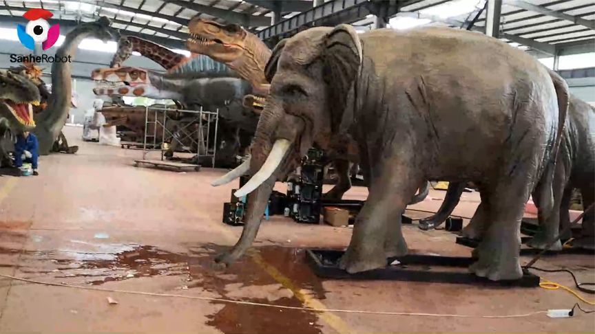 自贡仿真恐龙模型手工制作仿真大象