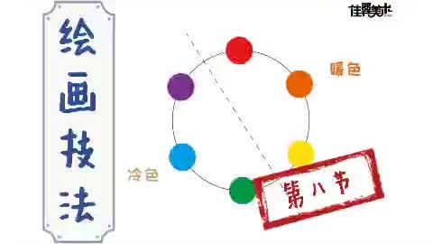 #画画 #少儿美术 冷暖色实际应用,色彩搭配必修课哦～