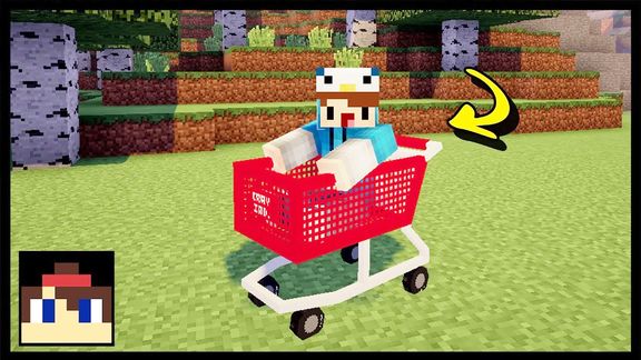 我的世界:如何制作一辆购物车 新手教程