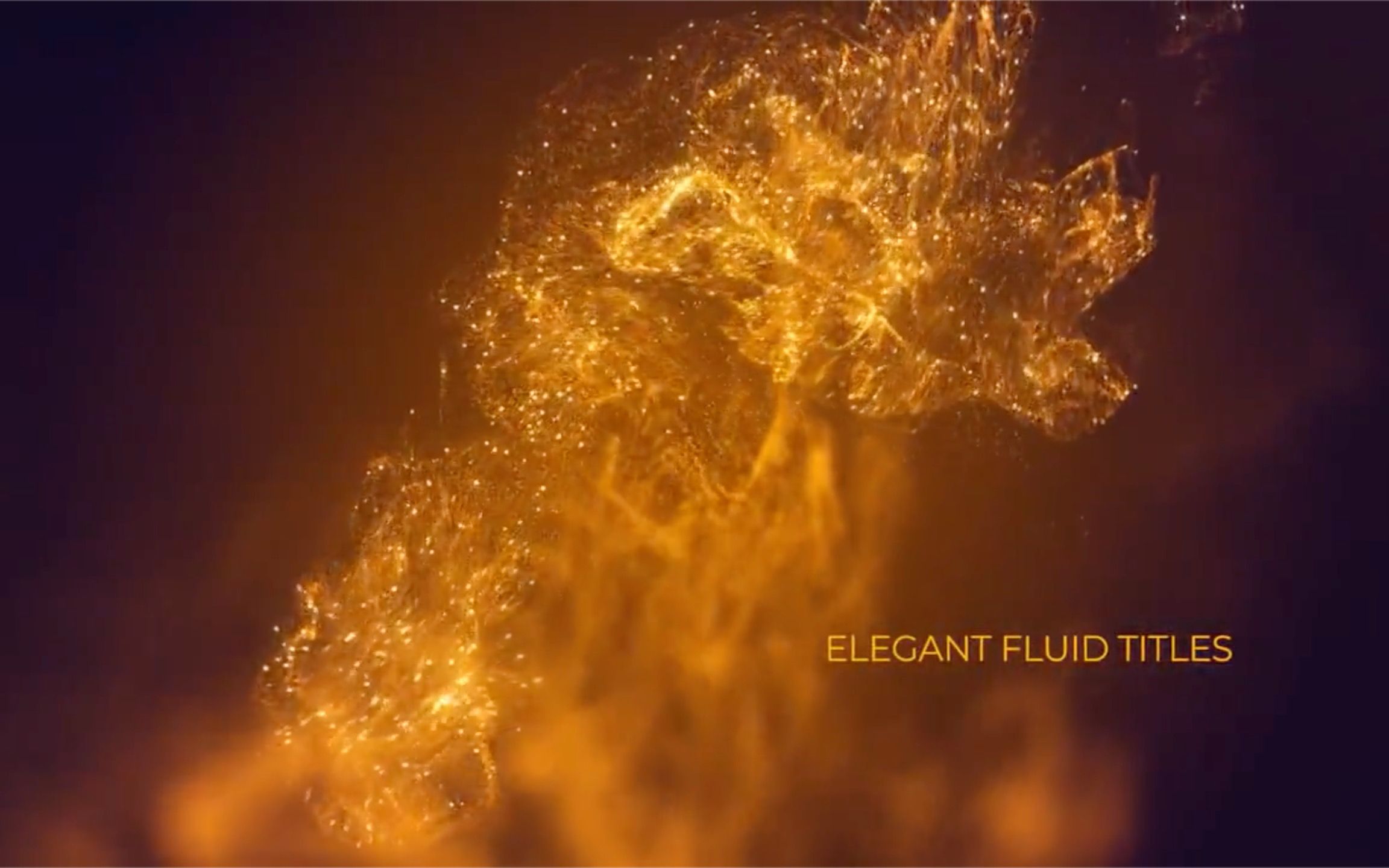 优雅的流体标题PR模板