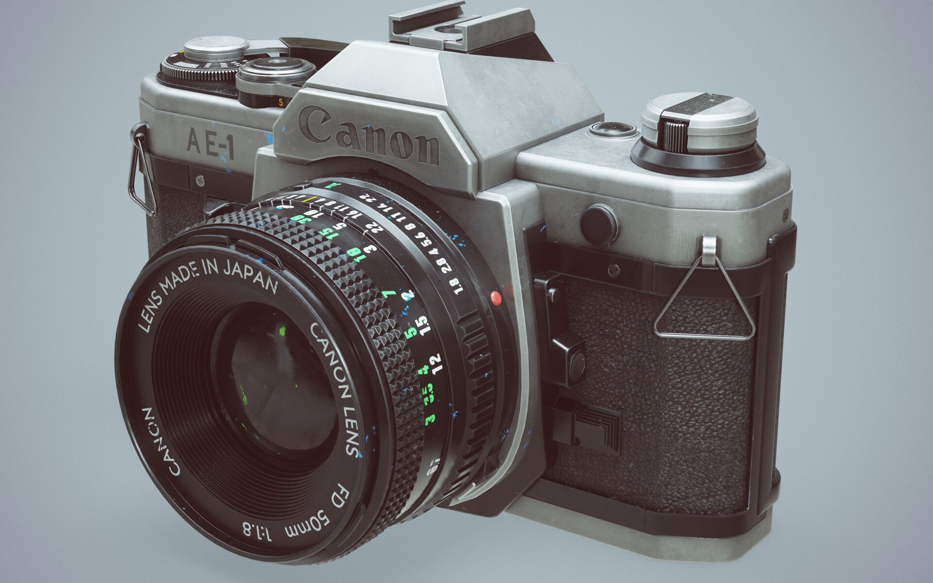 【3Dmax建模】从BOX制作一个照相机模型,零基础道具建模案例