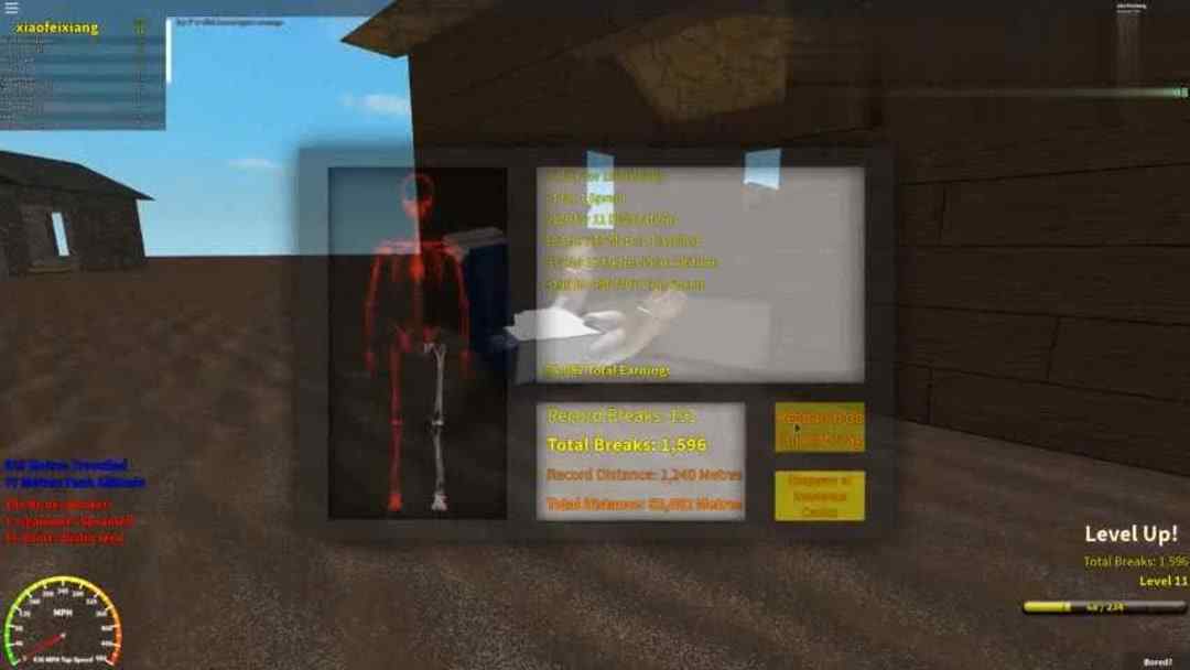 小飞象解说Roblox骨折模拟器爆笑体验速度与激情!