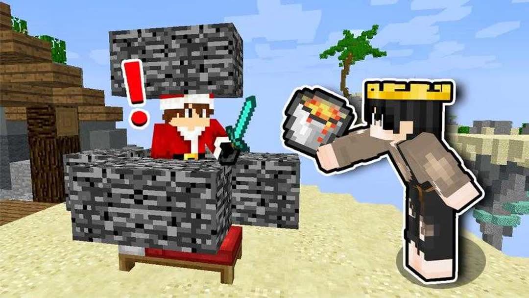 PVP坑爹的玩法?!把敌人困到自己床上?【我的世界】