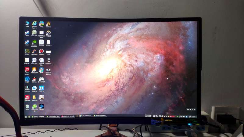 144HZ曲面显示器拆机换屏