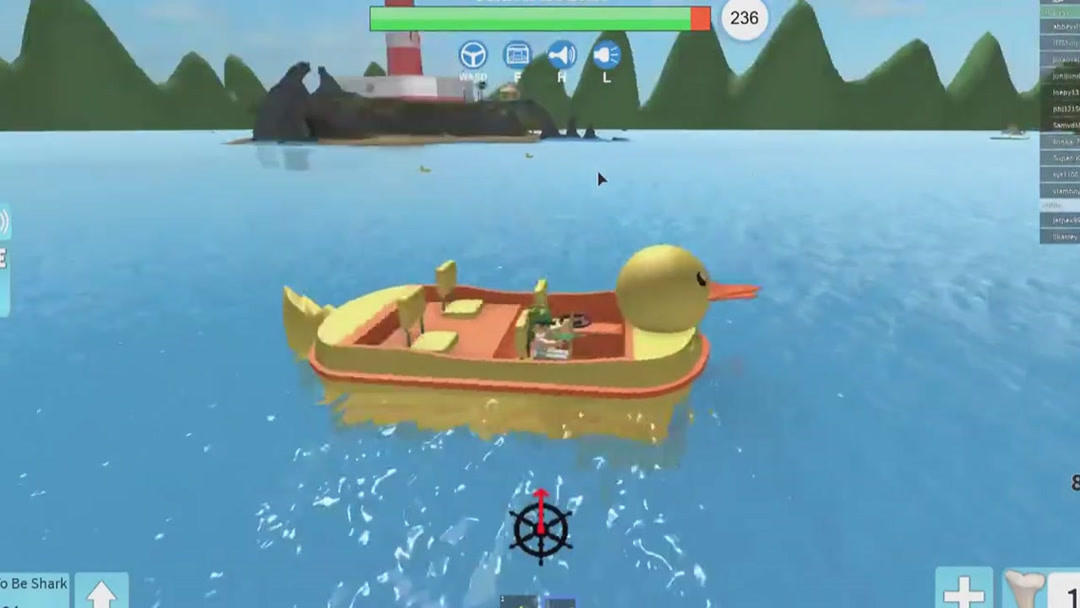 没有游戏解说:鲨鱼模拟器,巨齿鲨对抗香蕉船和大军舰