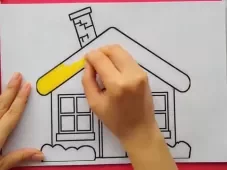 画可爱的小动物学数字