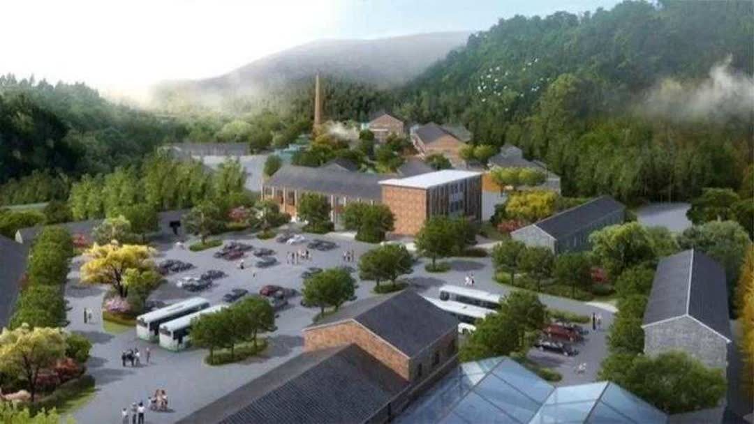 度假村设计案例效果图 旅游 美景 绿化 水系 自然景观 自然风光