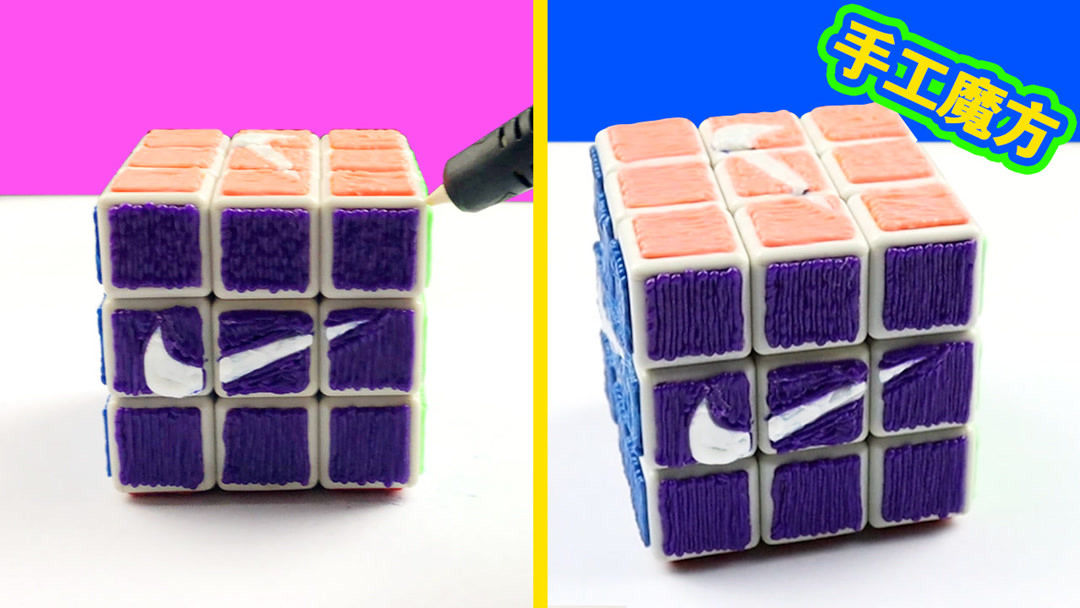 用3D打印笔手工制作“运动魔方”还可以转动!真是脑洞大开!