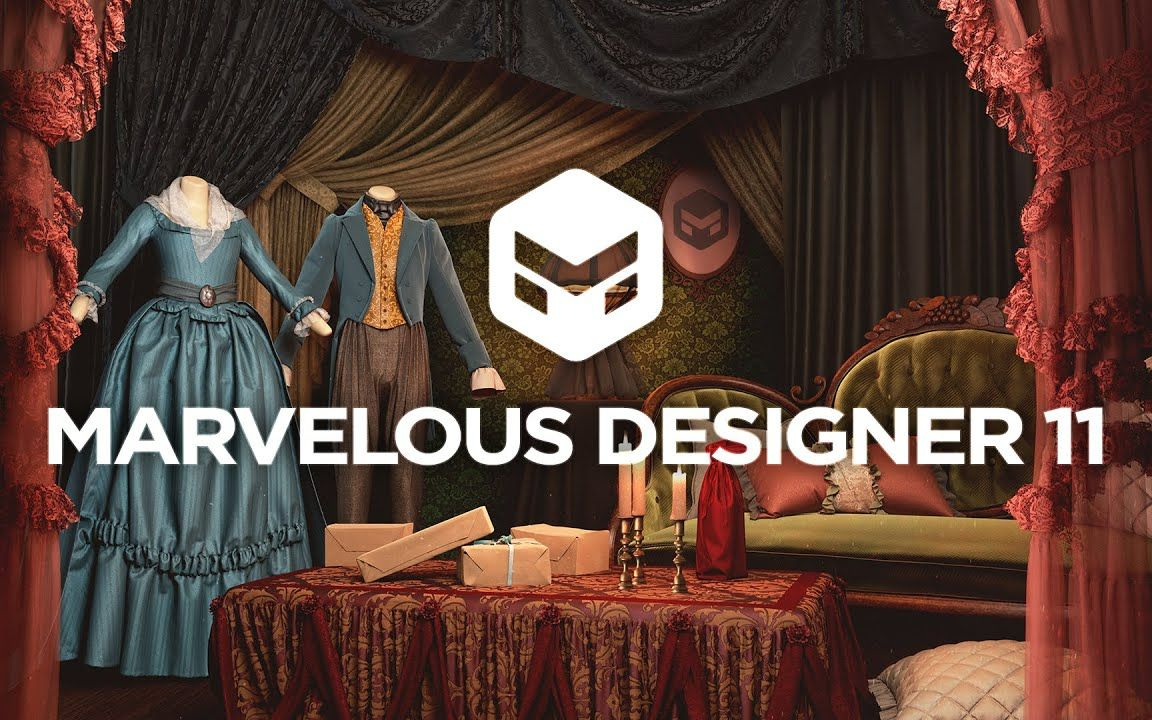 【RRCG】Marvelous Designer 11三维服装设计软件 演示视频