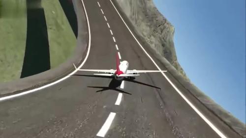 这样起飞的客机你敢坐吗?模拟飞行