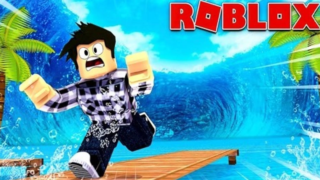 咯咯多解说 Roblox自然灾害模拟器!惊天海啸吞没小岛?