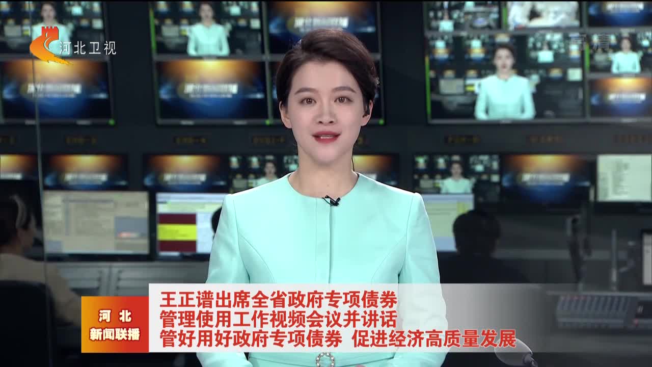 王正谱出席全省政府专项债券管理使用工作视频会议并讲话 管好用好...