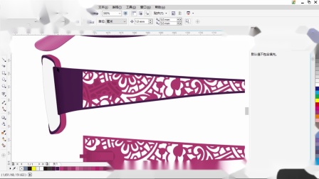 CorelDRW眼镜设计第5课:CAD转CDR金属款设计二