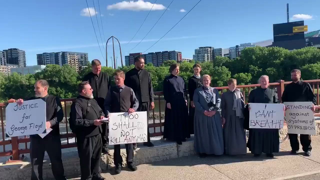 一些组织自发组织表示支持protest