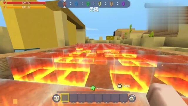 迷你世界:传送飞车,沙漠风暴。好像吃果冻呀