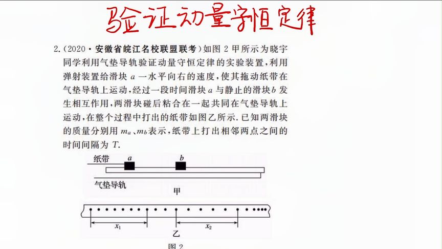 2.验证动量守恒定律#学浪计划#微专题