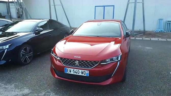 颜值能与新款大众CC抗衡,新款标致508实拍