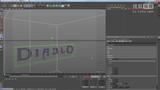 暗黑破坏神3游戏片头是怎么制作的?C4D R17建模渲染3D文字特效教程