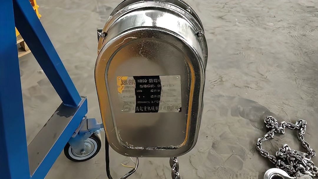 猎雕起重洁净室专用不锈钢电动葫芦1吨3米