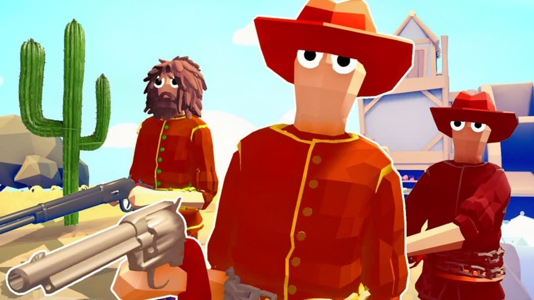 全面战争模拟器237:新版西部牛仔模组,走位太牛了我根本跟不上