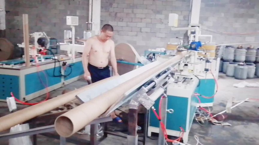 扬丰100型数控三级头卷管机开机生产,#自动化生产线 #自动化设备