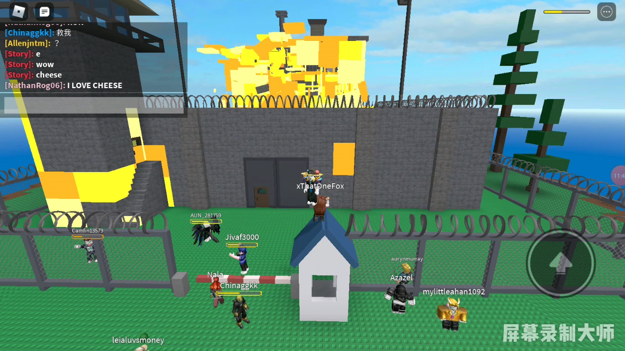 今天玩roblox自然灾害模拟器