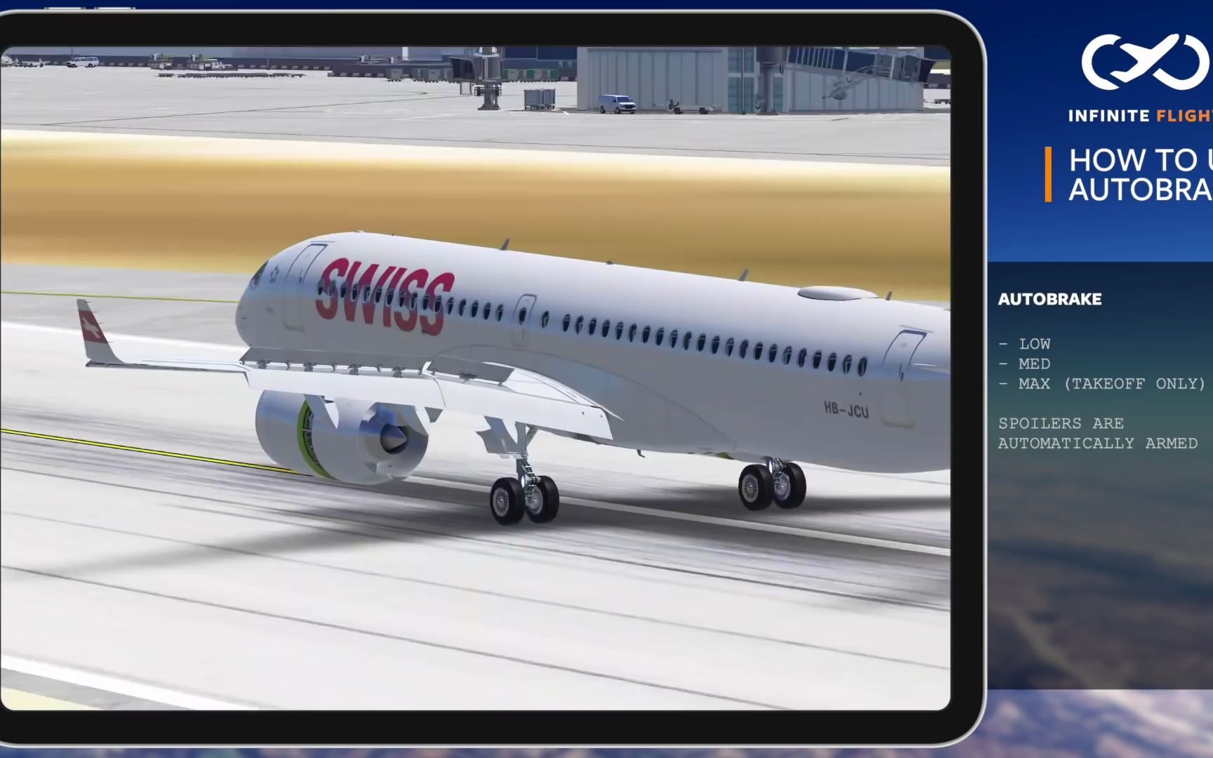 Infinite Flight 如何使用自动刹车 官方教程 How To Use Autobrakes