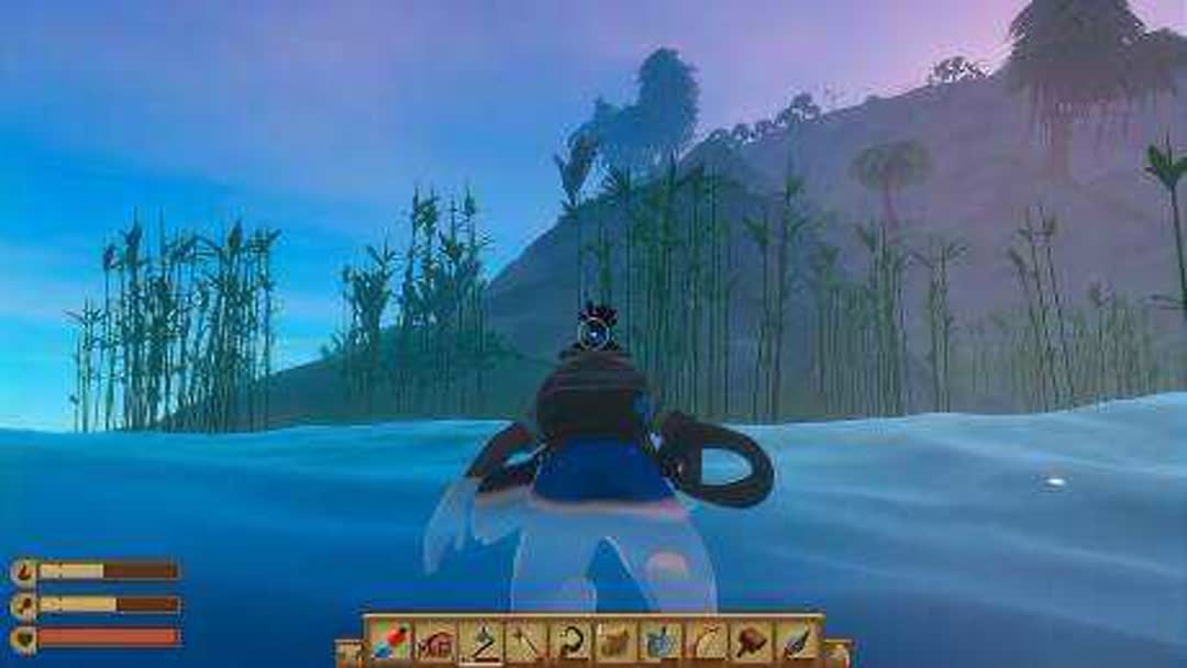 木筏求生:还好山洞里面的资源被我拿完了,不然天黑什么都看不到