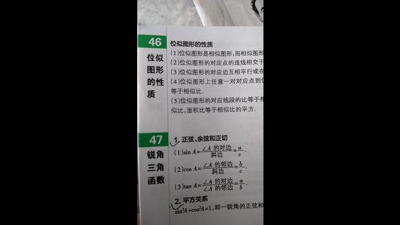 初中数学位似图形的性质