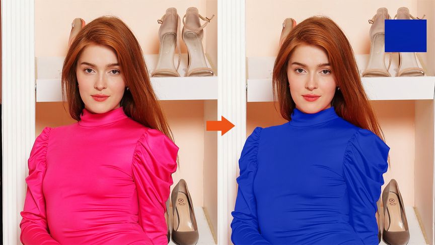 用PS指定颜色精确换色方法二:方便修改,又一实战换色技能!