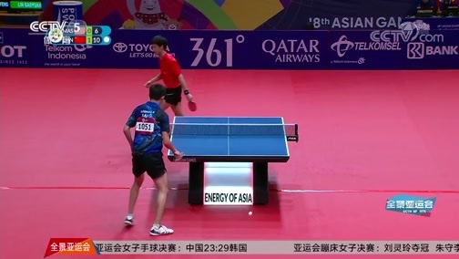 [全景亚运会]林高远、樊振东晋级男单16强