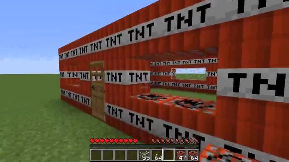 游戏 我的世界MC:四种形状的房子